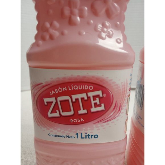 Zote | Bath | 2 X Lt Each Large Bottles Jabon Zote Rosa Liquido Zote ...